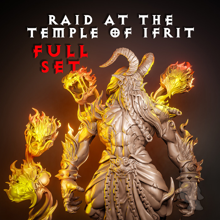 Full Set* - Raid at the Temple of Ifrit - Artisan Guild :: Mini Manatee New Zealand